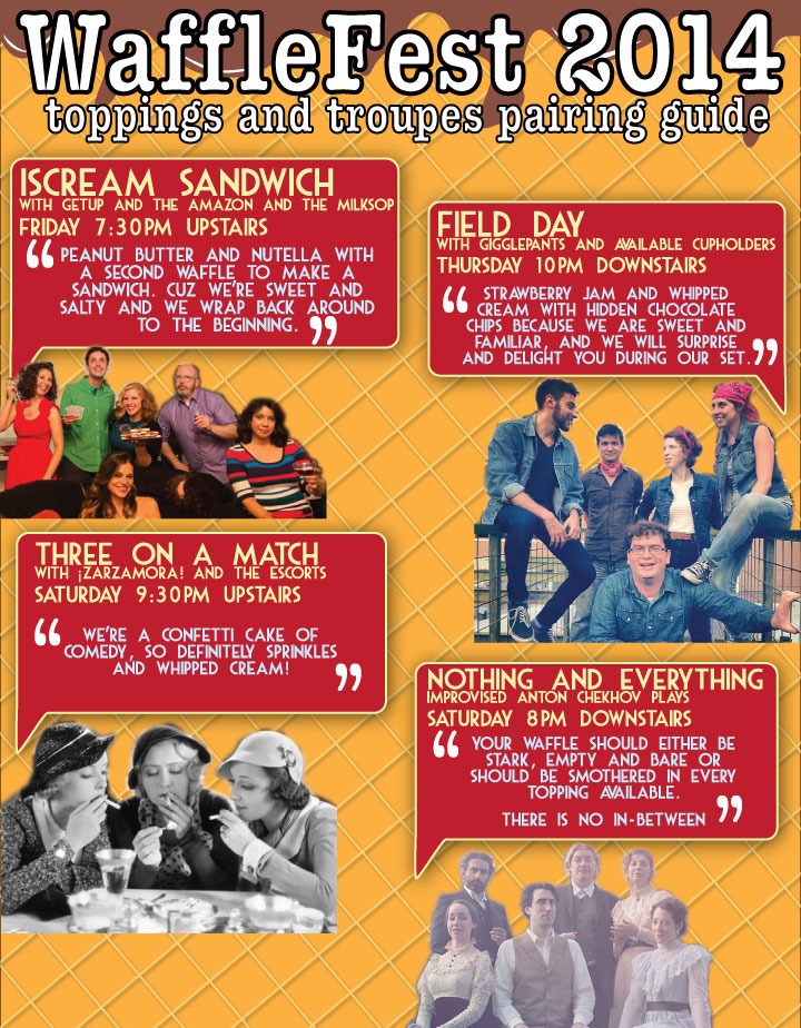 Your WaffleFest Pairing Menu has arrived! – Austin Improv Comedy Shows ...